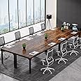 Amazon.com: Tribesigns 13FT Conference Table,Large Rectangle Meeting ...