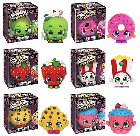 Shopkins Funko Vinyl Collectible Set of 6 by Pop: Amazon.co.uk: Toys ...