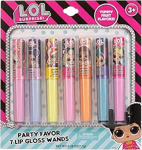 Amazon.com: L.O.L Surprise 7-Pack Lip Gloss for Girls, Lol Lip Gloss ...