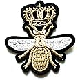 Amazon.com: Nipitshop Patches Golden Crown BEE Insect Bugs Cute Kids ...