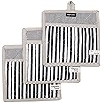 Amazon.com: AMOUR INFINI Heat Resistant Pot Holders Striped Set of 3 ...