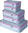 Amazon.com | mumi Packing Cubes 5 Set Luggage Organizer Travel Cubes ...
