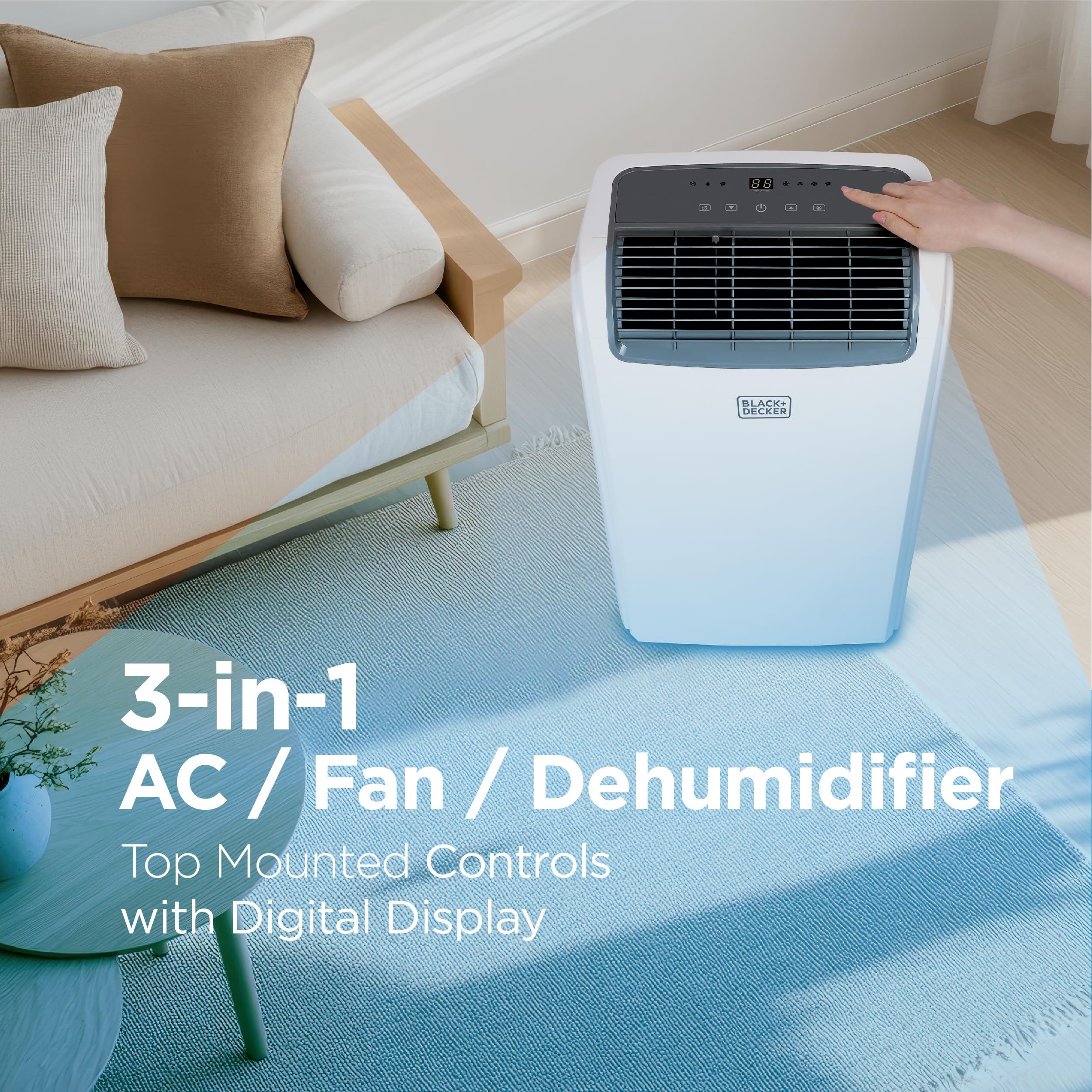 Mua BLACK+DECKER Portable Air Conditioner, 12,000 BTU (8,000 BTU SACC ...