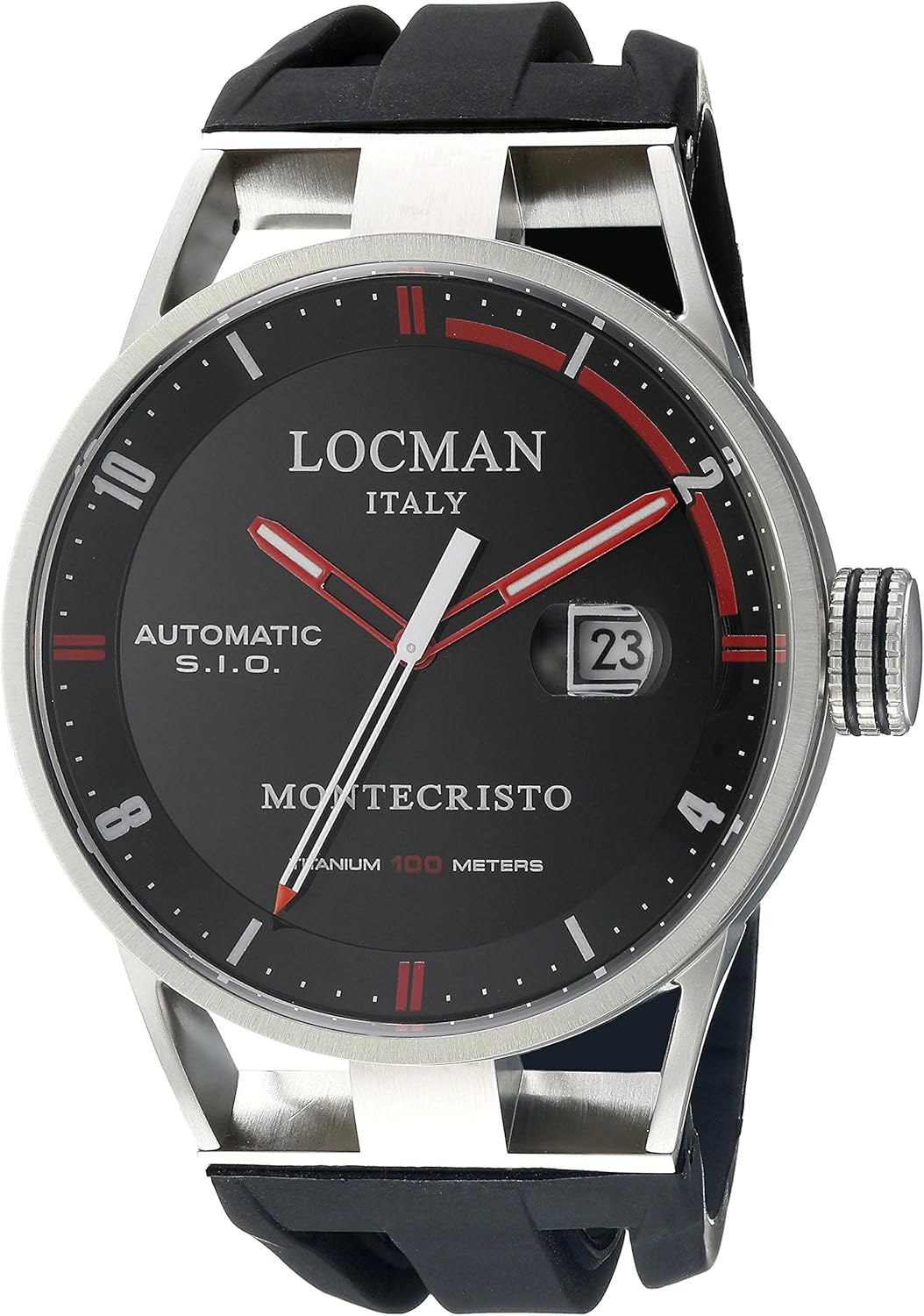 Amazon.com: Locman Italy Men's 051100BKFRD0GOK Montecristo Classic ...