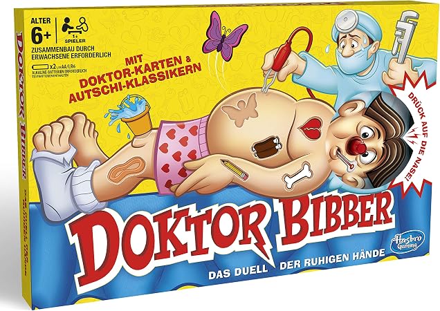 Hasbro Gaming B2176398 - Dr. Bibber Kinderspiel: Amazon.de: Spielzeug