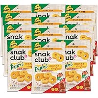 Amazon.com : Snak Club Tajin Mango Rings, Chili & Lime Sweet and Spicy ...