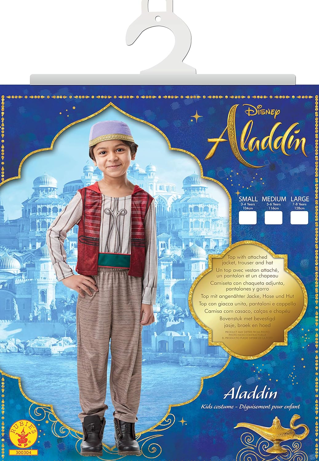 Rubie’s Official Disney Live Action Aladdin, Aladdin Childs Costume ...