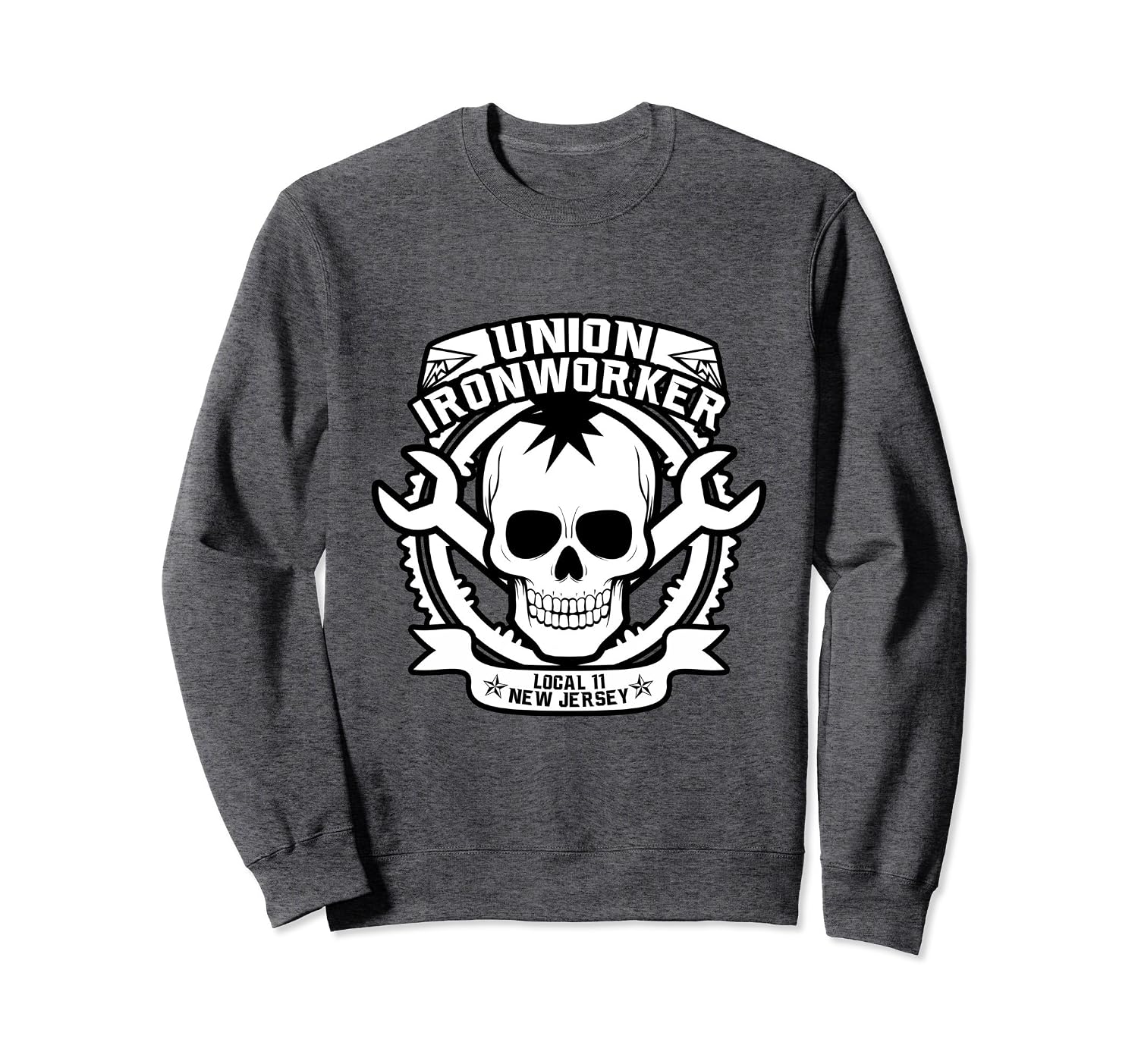Union Ironworker Local 11 New Jersey Sweatshirt-4LVS