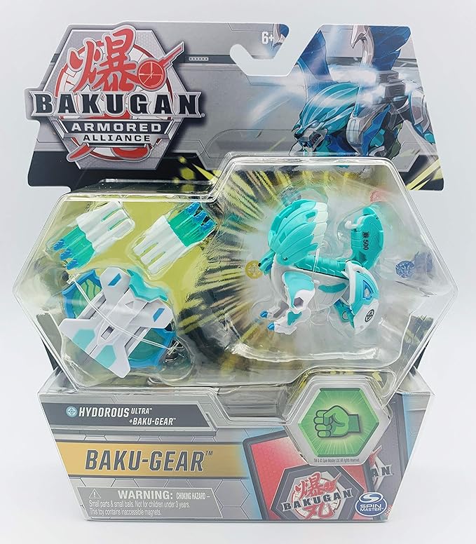 Amazon.com: Bakugan Ultra, Haos Hydorous with Transforming Baku-Gear, Armored Alliance 3-inch ...