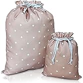 Amazon.com: Gather & Knot Drawstring Gift Bags | 20" Large 12" Small ...