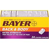Amazon.com: Bayer Back & Body Aspirin 500mg Coated Tablets, Pain ...