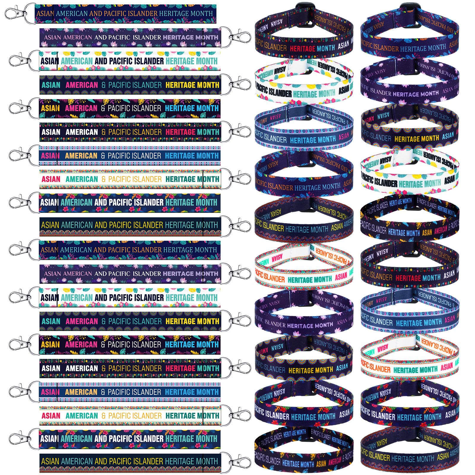 Landical 100 Pcs Asian American and Pacific Islander Heritage Month ...