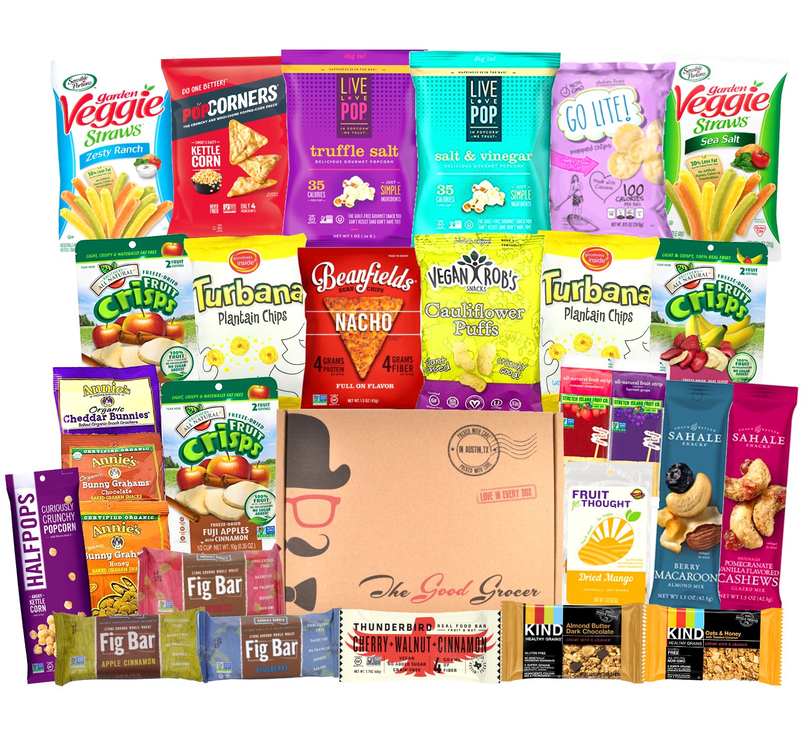 Amazon.com : CraveBox - Healthy Snacks Care Package (30 Count ...