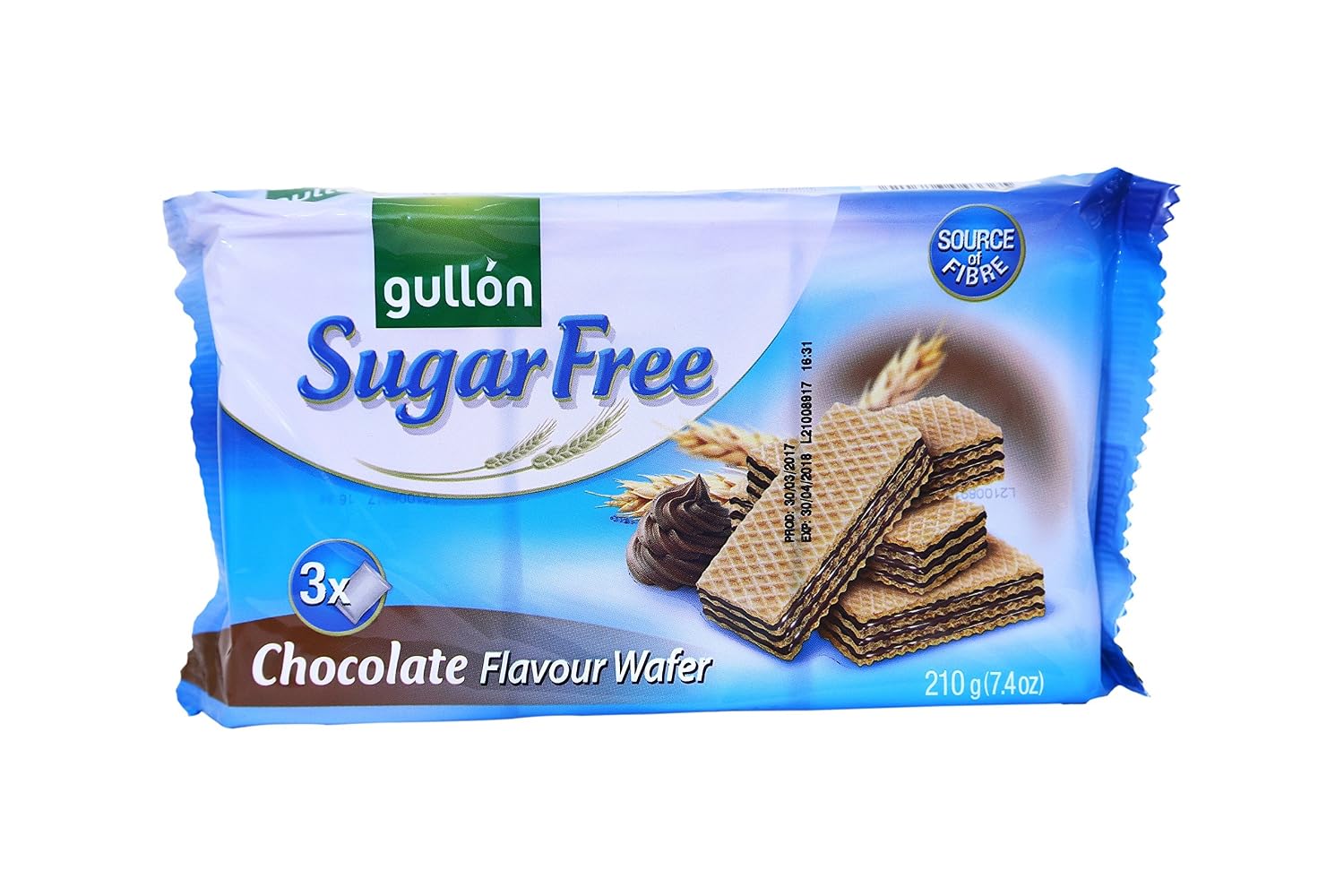 Gullon SUGAR FREE Chocolate Flavour Wafers 210g: Amazon.co.uk: Grocery