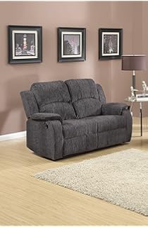 Grayson 3 Seater Electric Recliner Sofa Silver Fabric | Baci Living Room