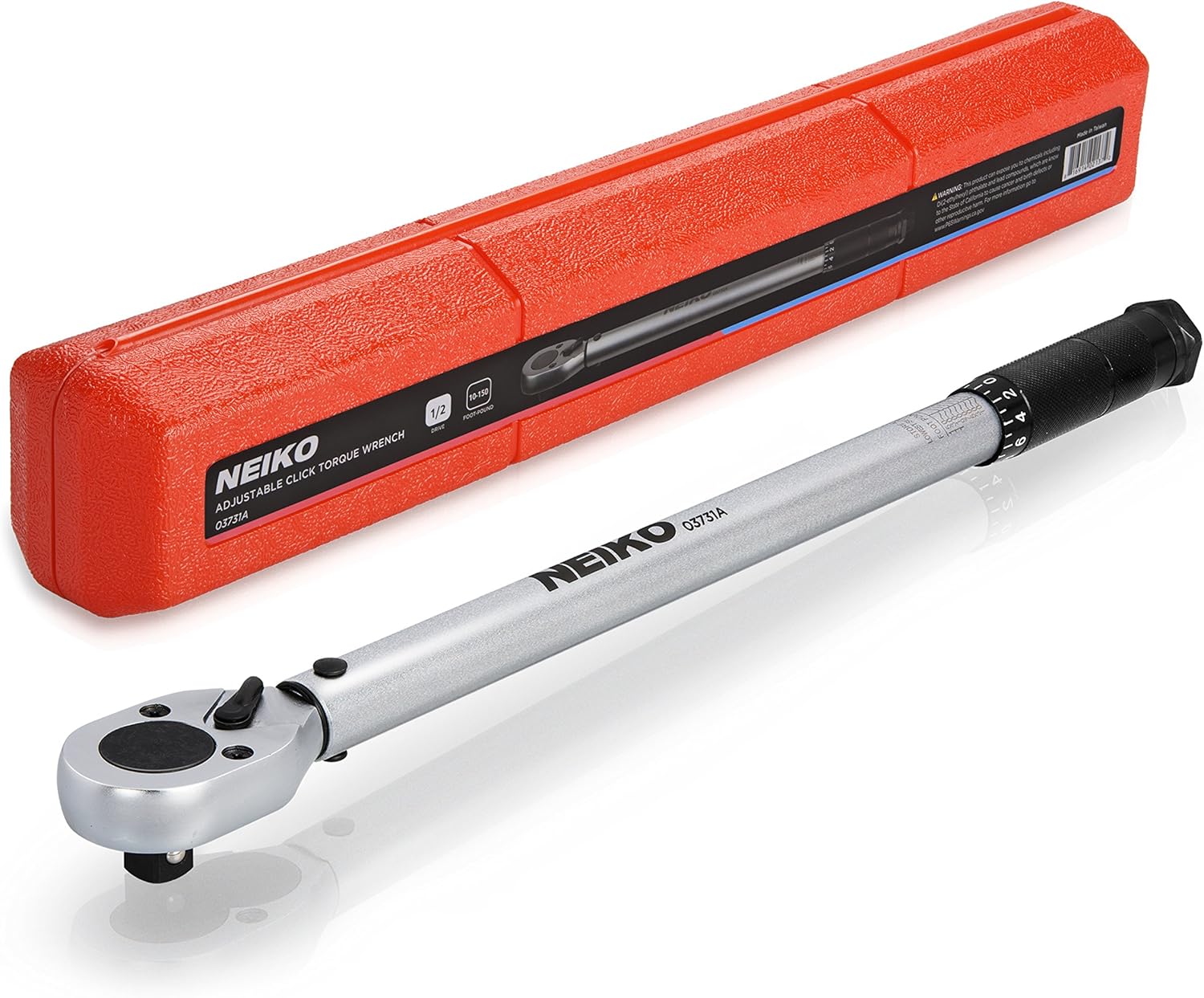 Neiko 03731A Adjustable Reversible Clockwise and Counterclockwise Click ...