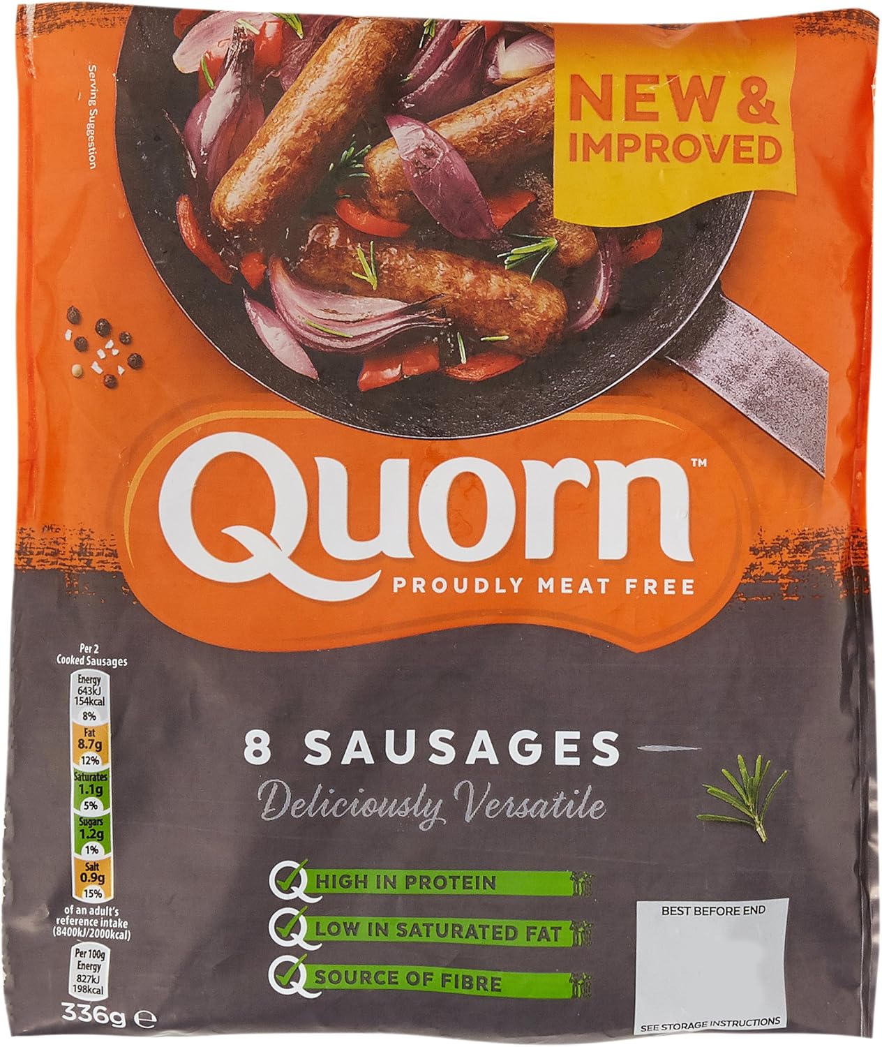 Quorn Sausages, 336g (Frozen): Amazon.co.uk: Grocery
