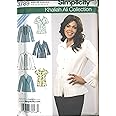 Amazon.com: Simplicity Khaliah Ali Collection - Misses Shirts with ...