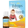 Amazon.com: Baby Ddrops 400 IU 90 Drops - Daily Vitamin D Liquid for Infants. Supports Teeth ...