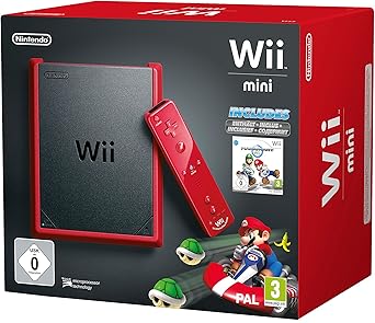Nintendo Wii mini - Game console - red, matte black: Amazon.co.uk: PC ...