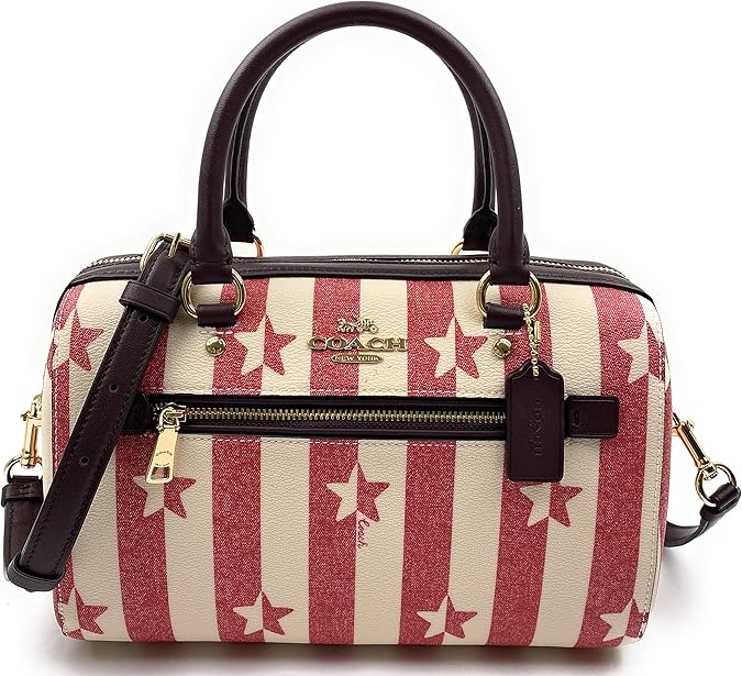 Coach Rowan Sacoche en toile Signature: Amazon.fr: Chaussures et Sacs