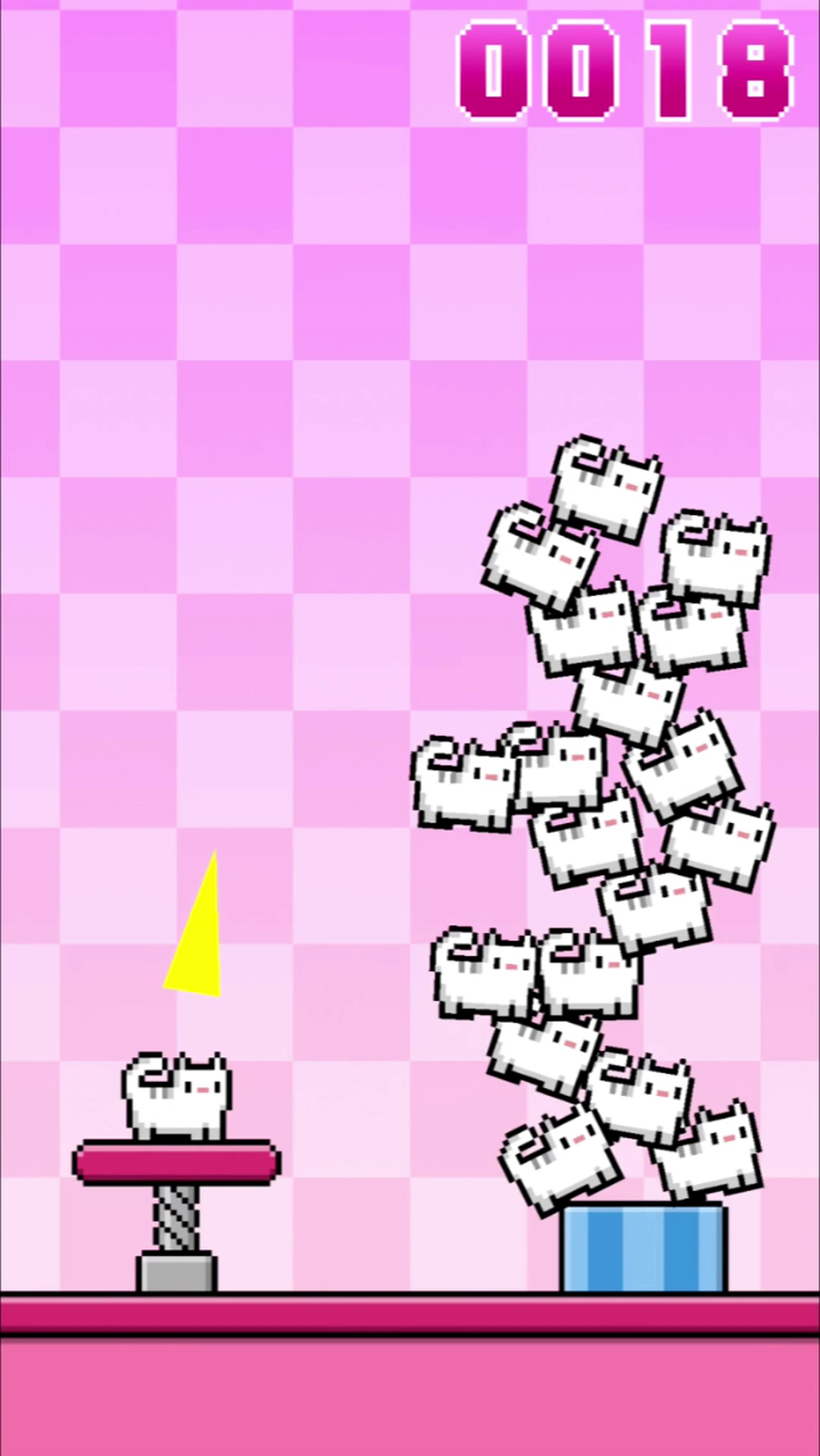 Cat-A-Pult: Endless stacking of 8-bit kittens - App on the Amazon Appstore
