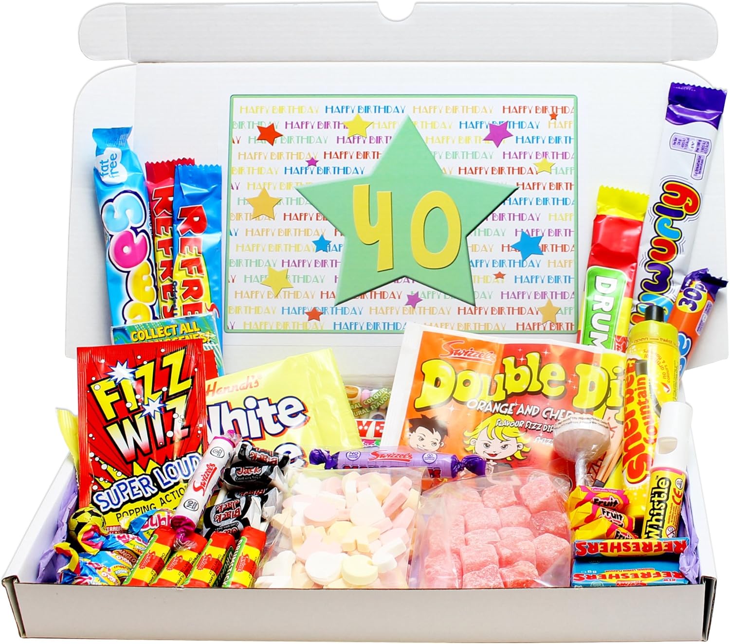 40th Birthday Sweets Gift Box: Amazon.co.uk: Grocery
