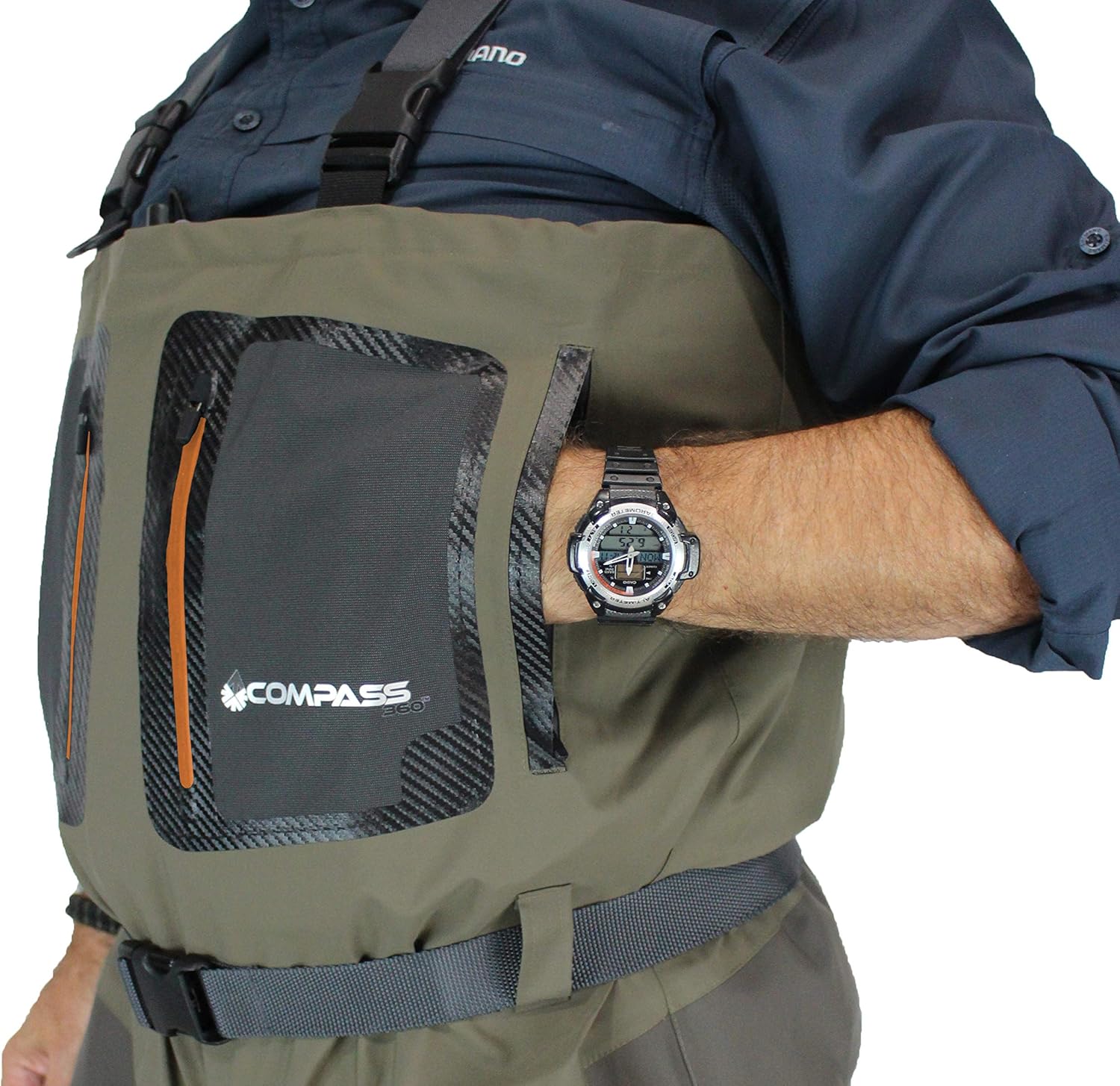 Fishing Apparel COMPASS 360 Point Guide Z II Zip Front Stft Breathable ...