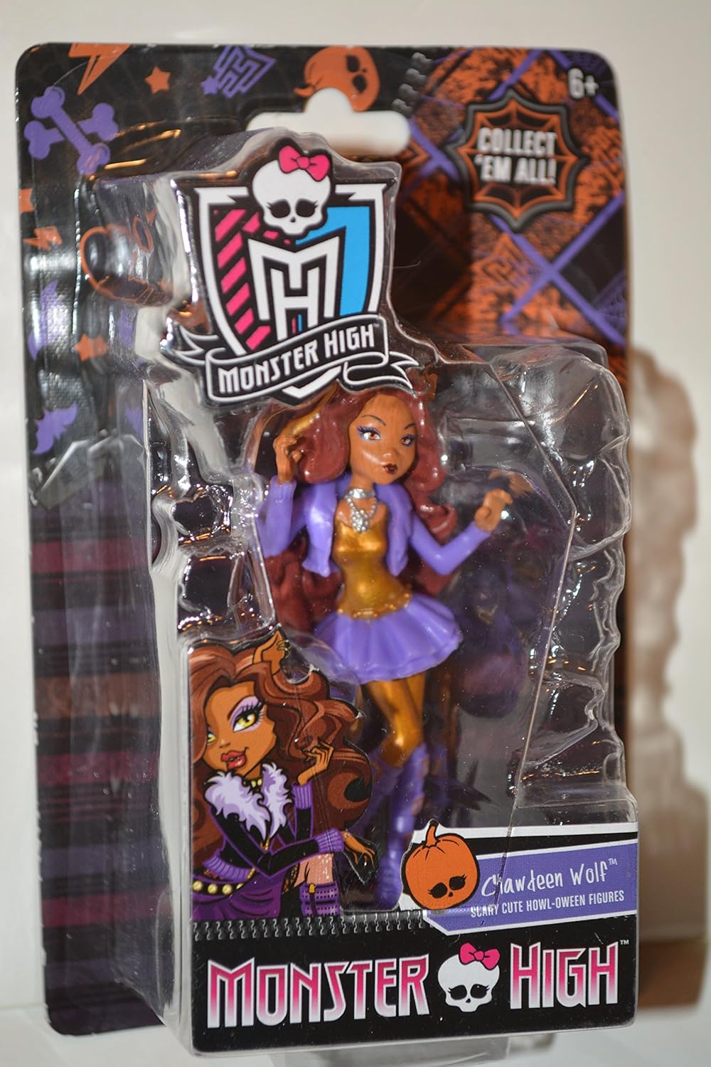Amazon.com: Monster High Clawdeen Wolf 3.5" Scary Cute Howl-oween ...