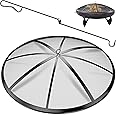 Amazon.com : Fire Pit Spark Screen, 22Inch Fire Pit Lid Outdoor with ...