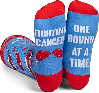 Beat Cancer Socks - Funny Novelty Gift for Cancer Survivor or Chemo ...