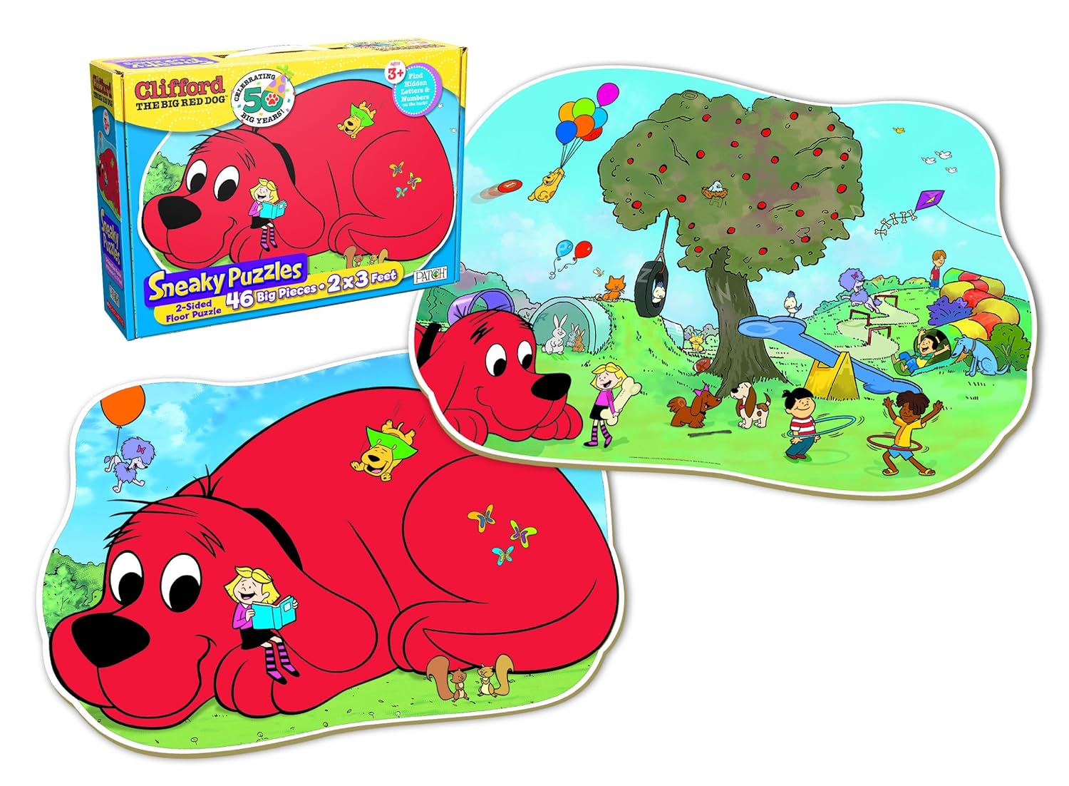 Amazon.com: Sneaky Puzzles - Clifford the Big Red Dog: Toys & Games