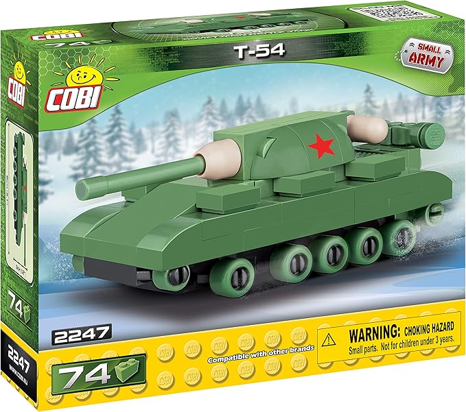 Cobi COB02247 Nano-T-54 Tank(60 Pcs) Toy, Various: Amazon.co.uk: Toys ...