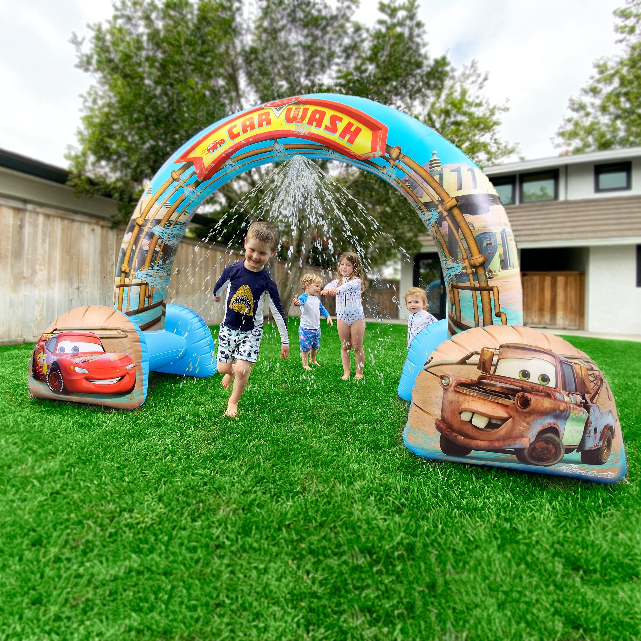 Mua GoFloats Disney Inflatable Arch Sprinkler for Kids - Choose Between ...