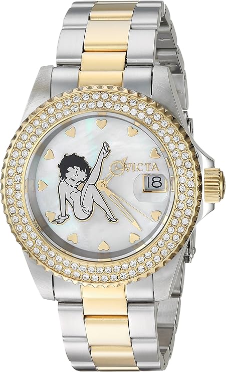 Invicta 24493 Character - Betty Boop Women's Wrist Watch Stainless ...