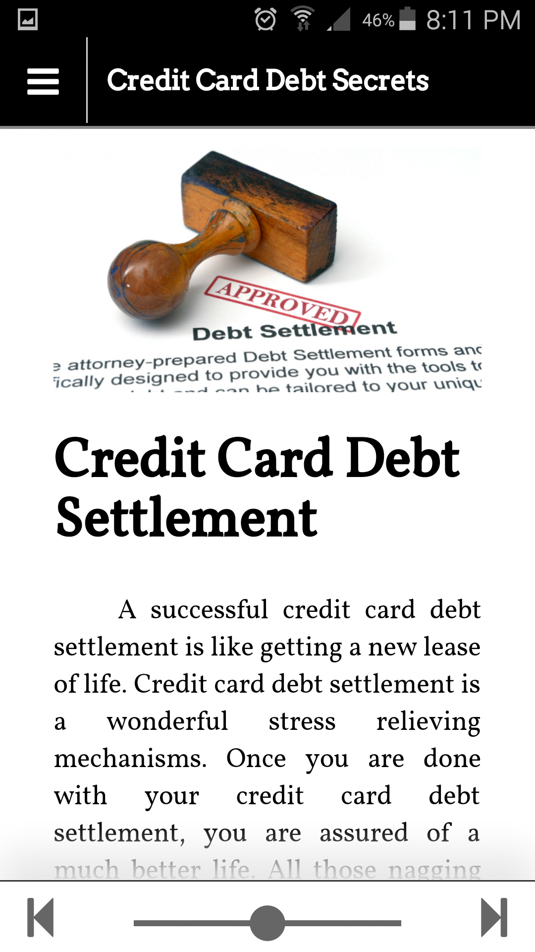 Fix Your Credit Card Debt (Free APP):Amazon.com:Appstore for Android