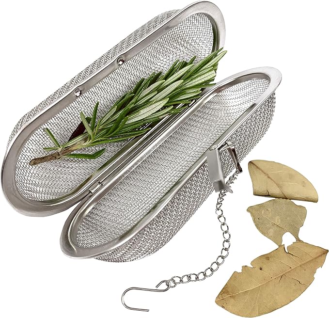 Large Stainless Steel Herb and Spice Infuser for Cooking: Amazon.co.uk ...