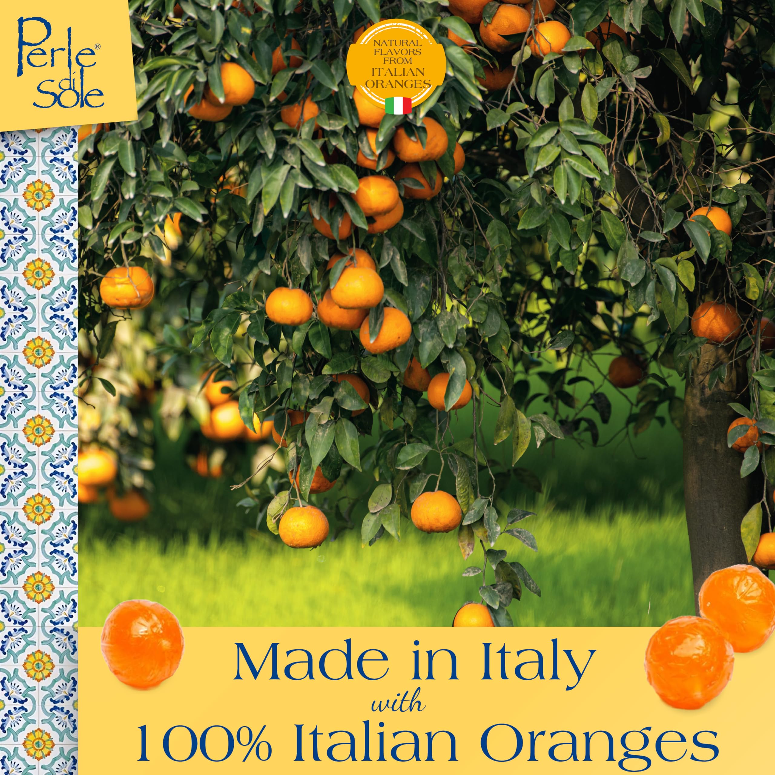 Mua Perle di Sole Italian Orange Hard Candy Made in Italy - Italian ...