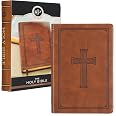 KJV Holy Bible, Standard Size Faux Leather Red Letter Edition Thumb ...