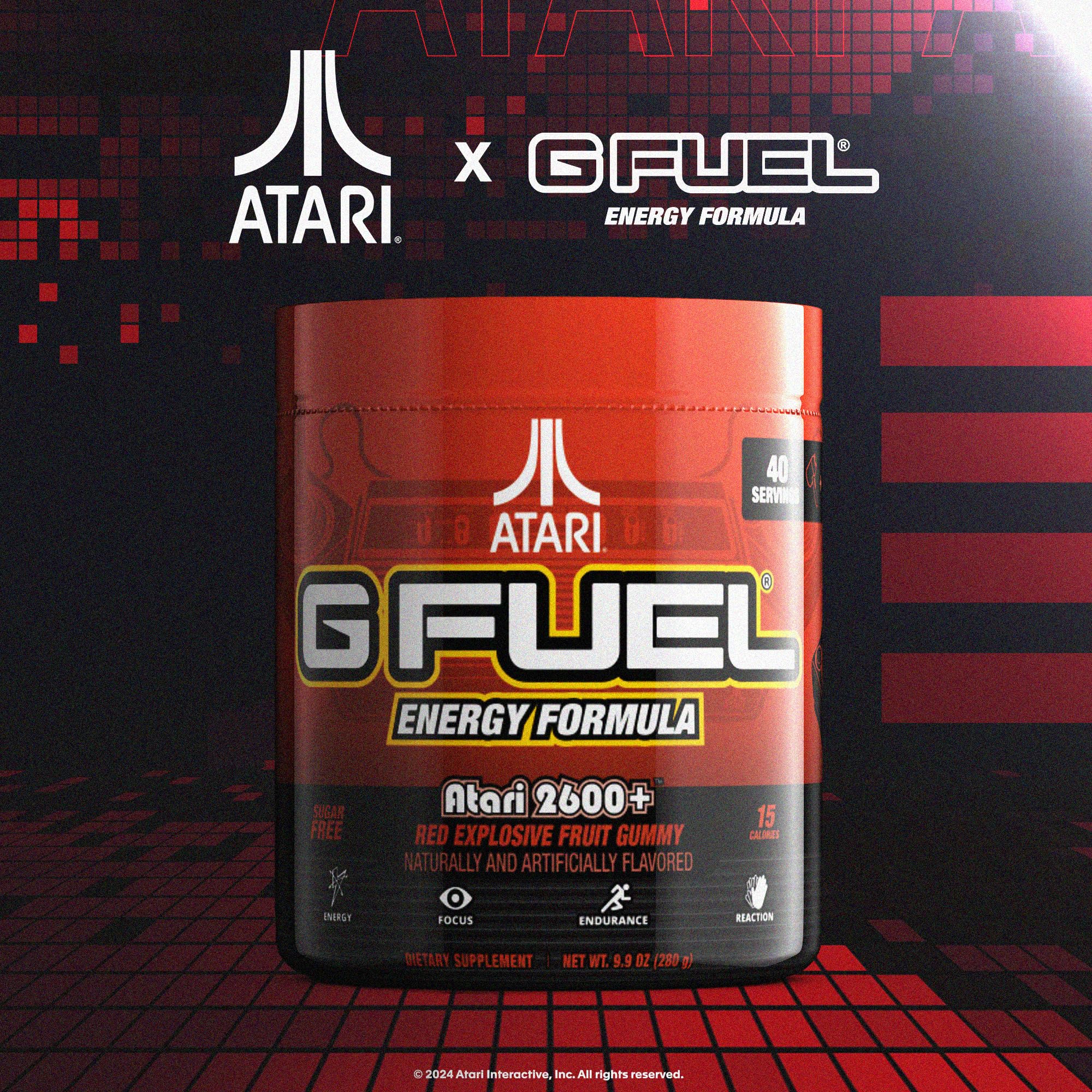 Mua G Fuel Atari 2600+™ Energy Powder, Sugar Free, Clean Caffeine Focus Supplement, Water Mix ...