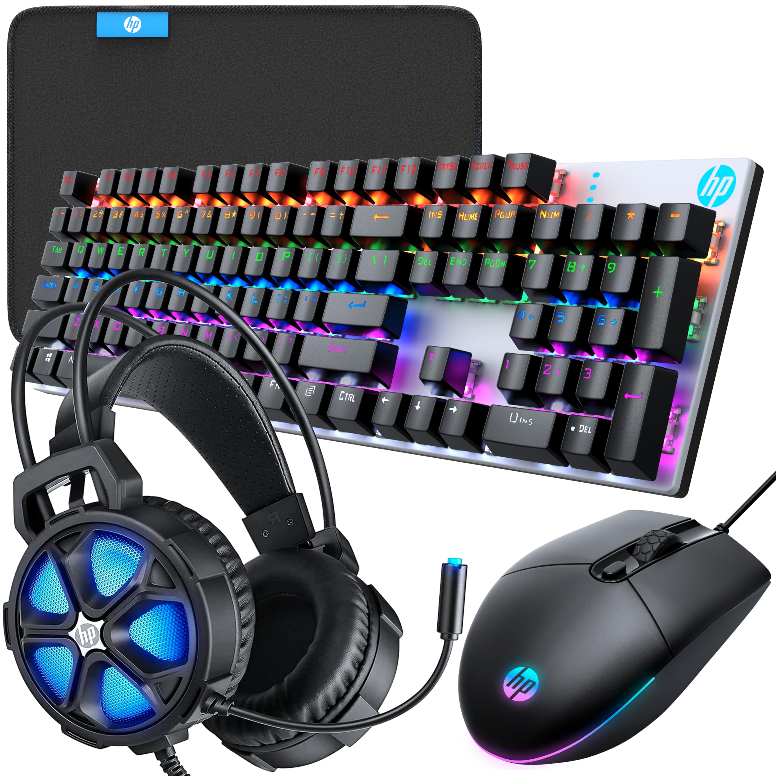 Mua PC Gaming Keyboard and Mouse Combo, RGB Backlit Wired Gaming Mouse ...