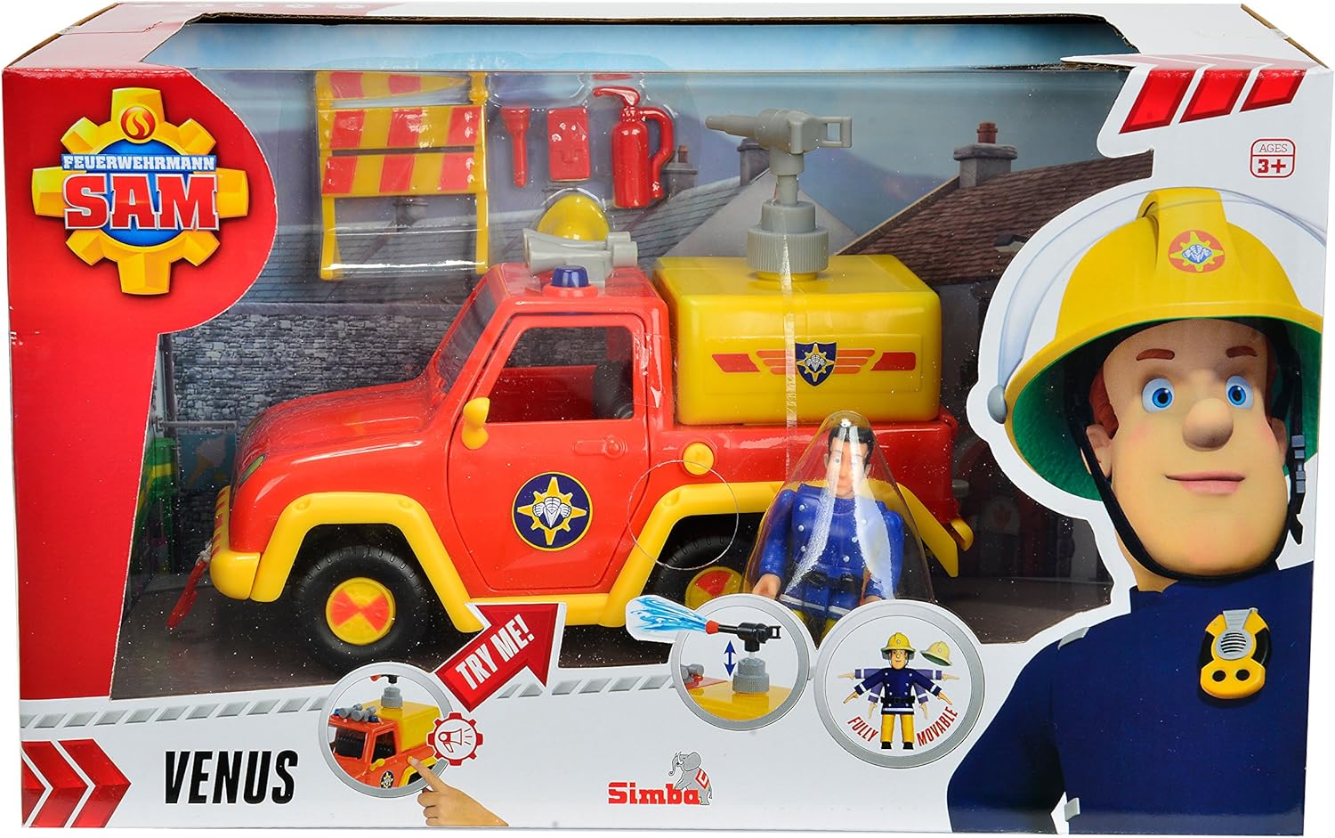 Simba 109251054 Fireman Sam Venus Fire Engine with Figure – BigaMart