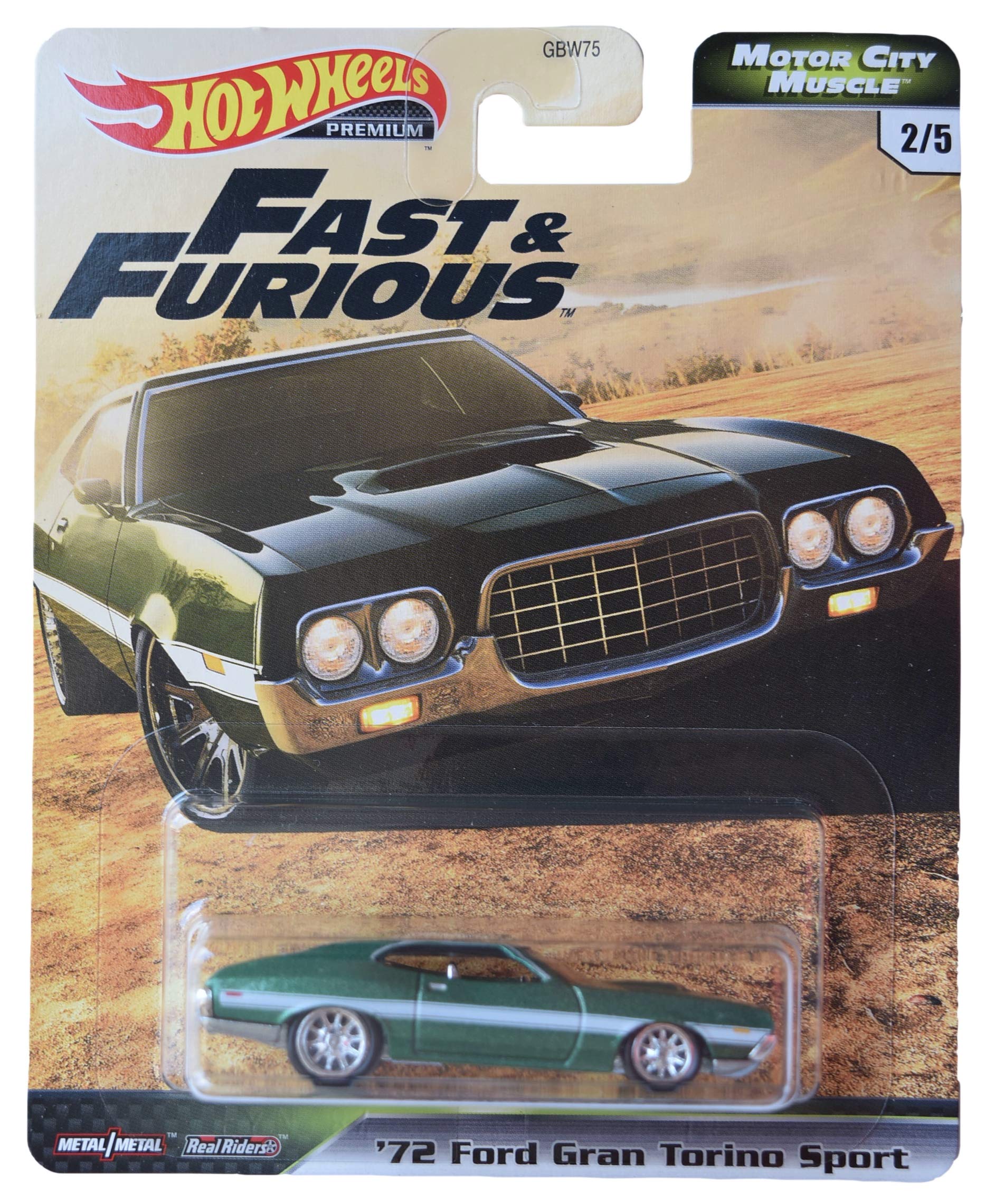 Mua Hot Wheels Fast & Furious Motor City Muscle '72 Ford Gran Torino Sport, Green trên Amazon Mỹ ...