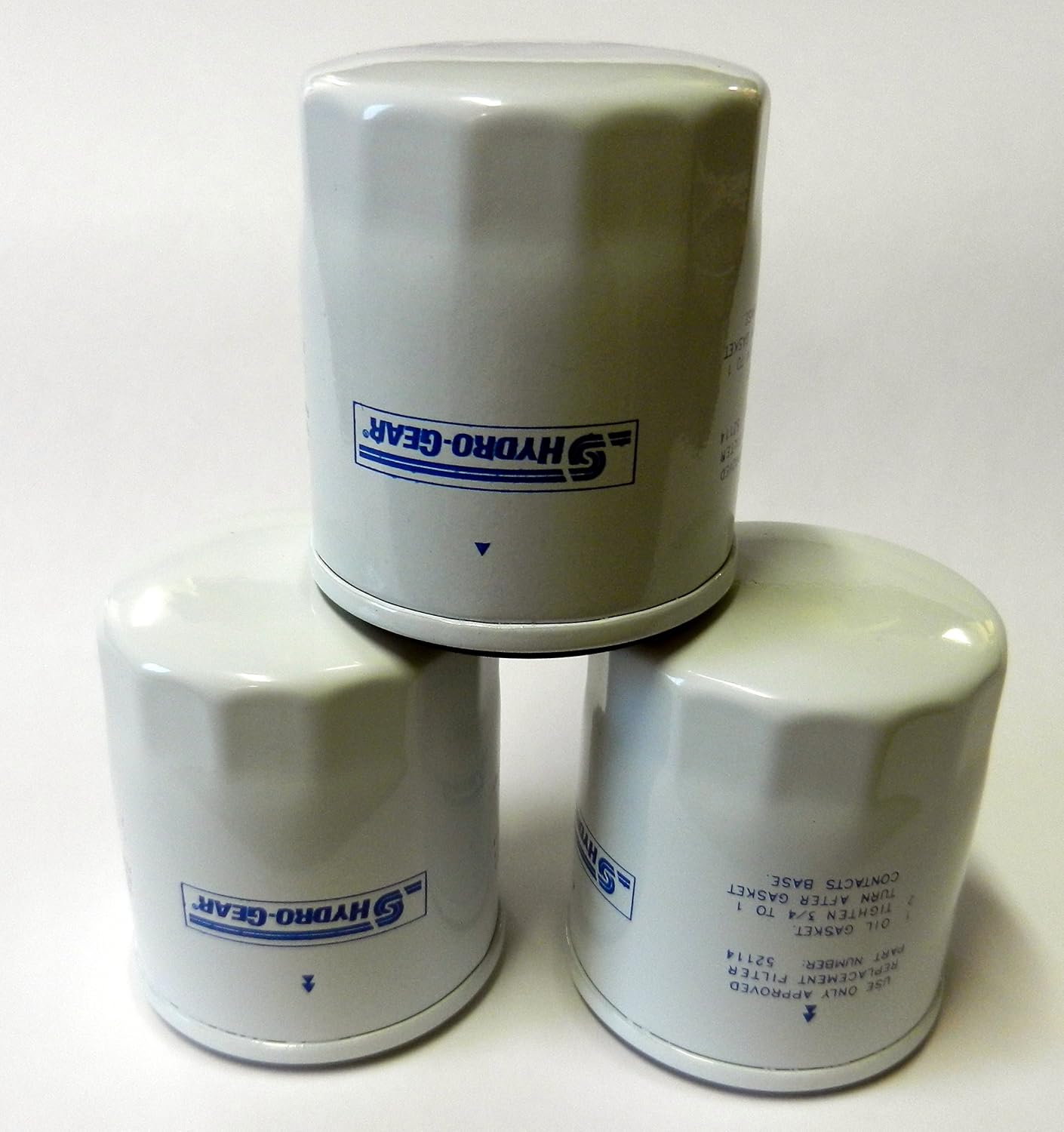 Amazon.com : Genuine Hydro-Gear 52114 Transmission Oil Filter (3 Pack ...