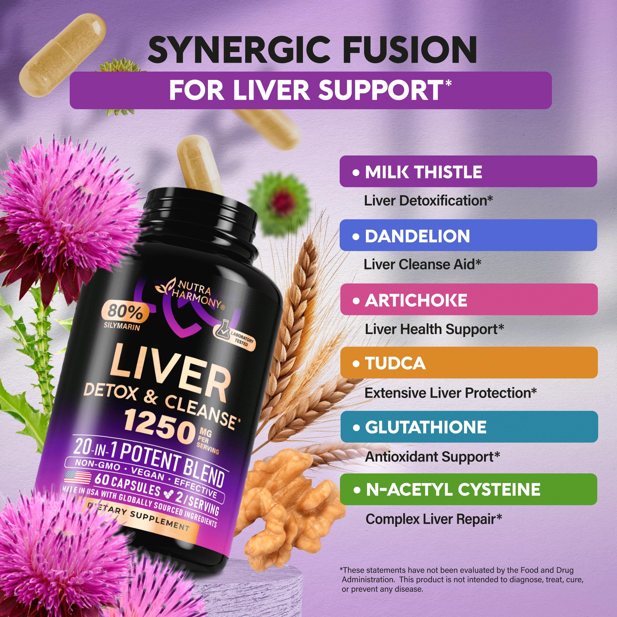 Mua Liver Cleanse Detox & Repair - Milk Thistle | Dandelion | Artichoke ...