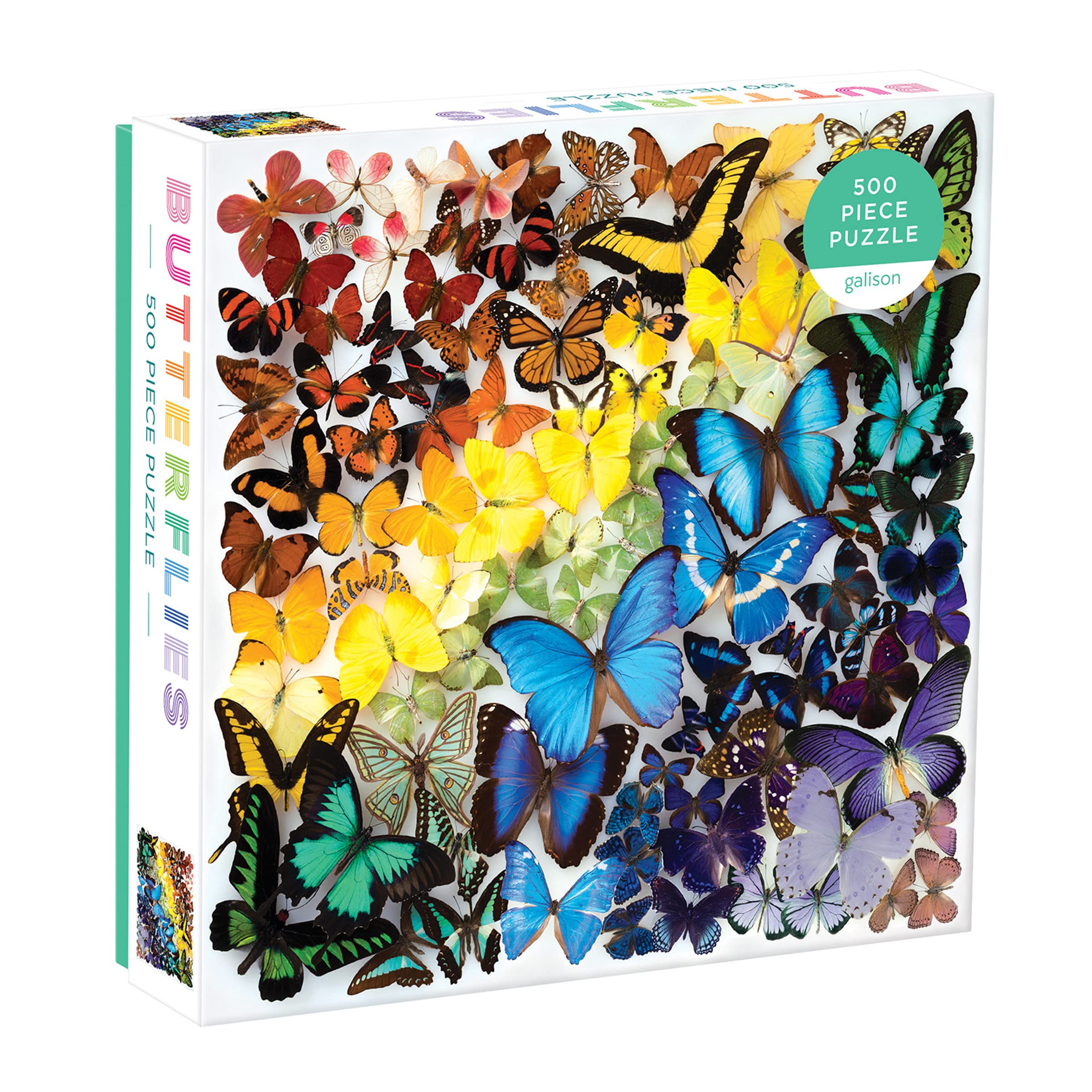 Mua Galison Rainbow Butterflies Jigsaw Puzzle, 500 Pieces, 20”x20 ...