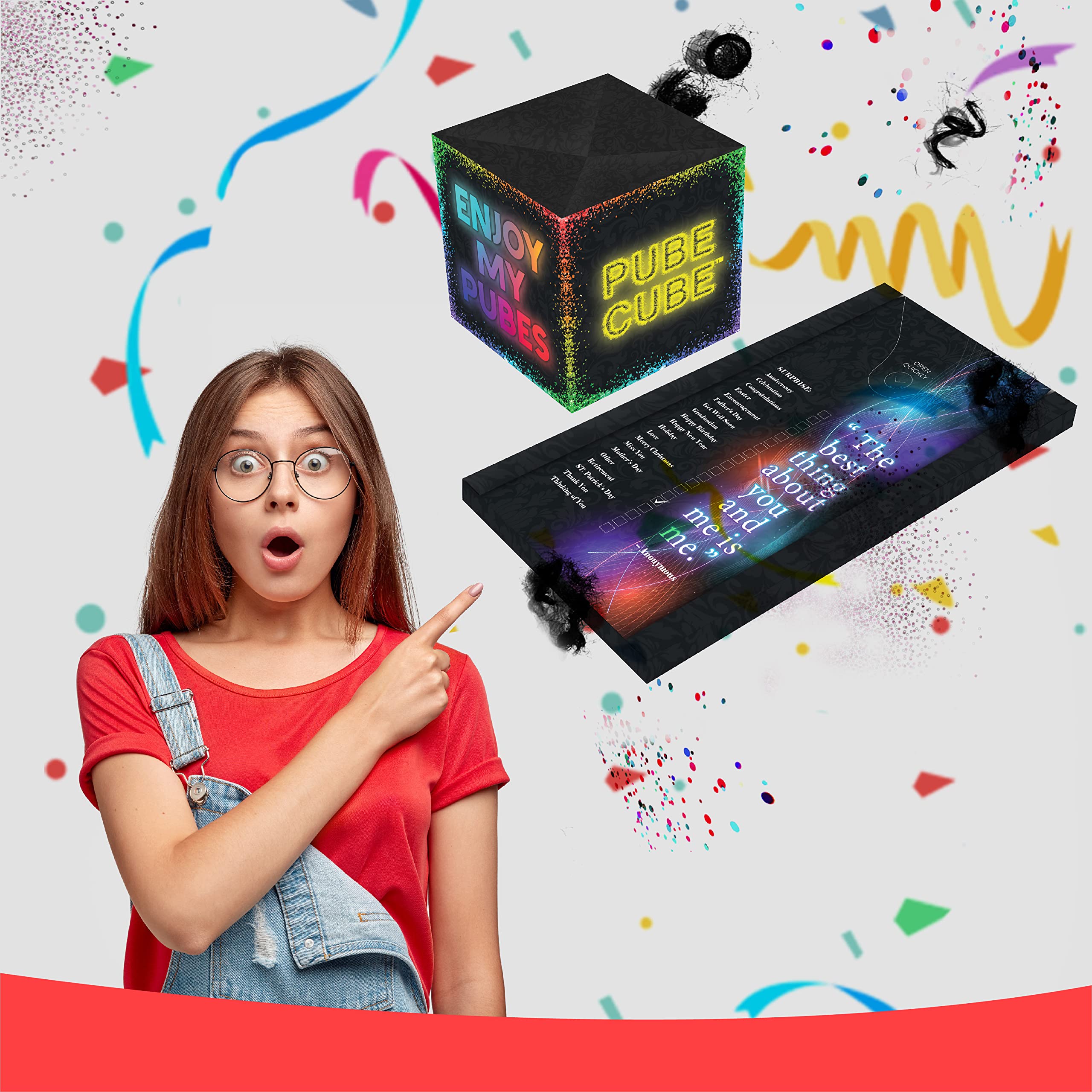 Mua Surprise Box Exploding Greeting Card Confetti Prank Her Him Friends ...