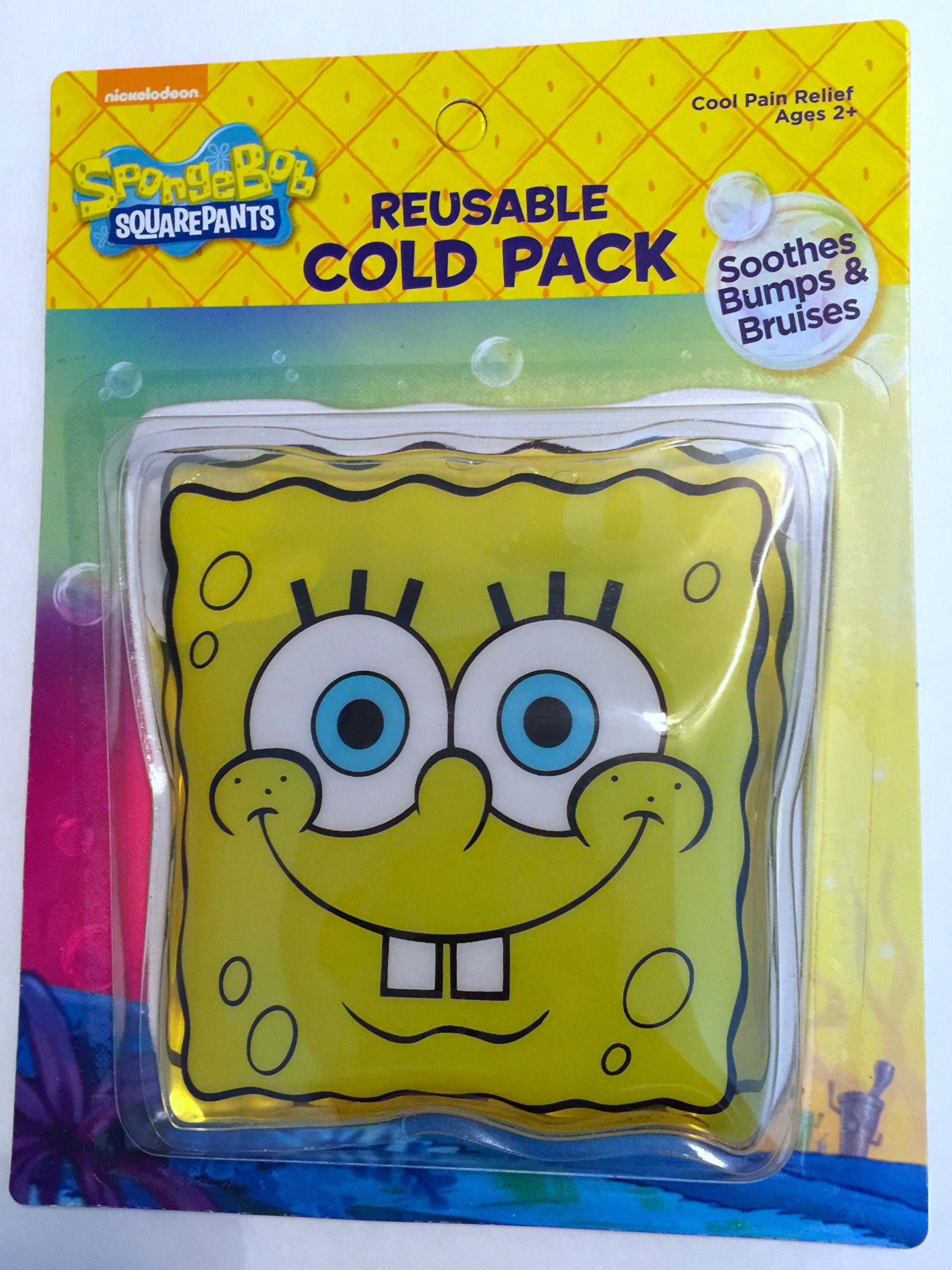 Buy SpongeBob SquarePants Reusable Cold Pack Compress Smoothes Bumps ...
