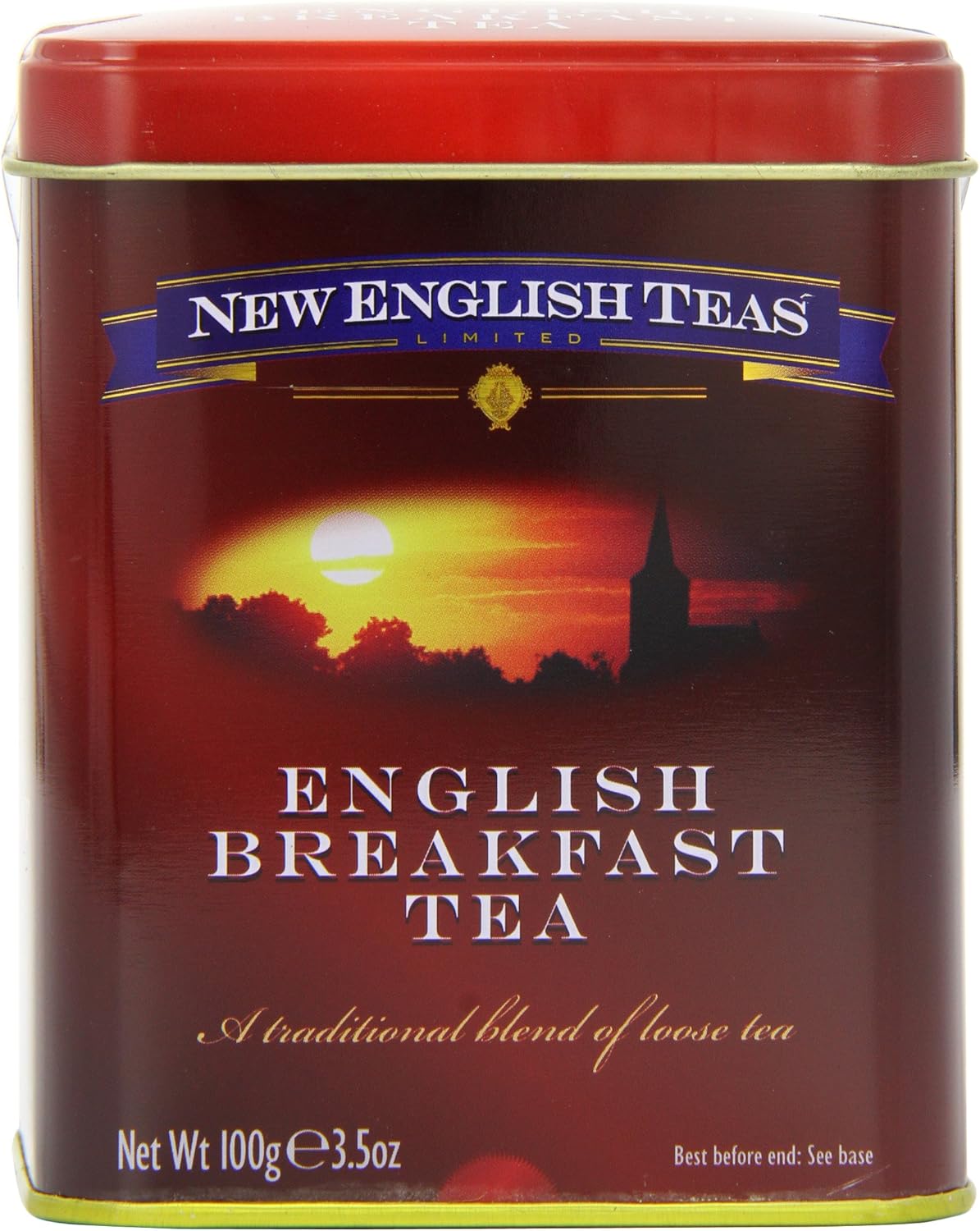 New English Teas English Breakfast Traditional Loose Tea Tin 100 g ...