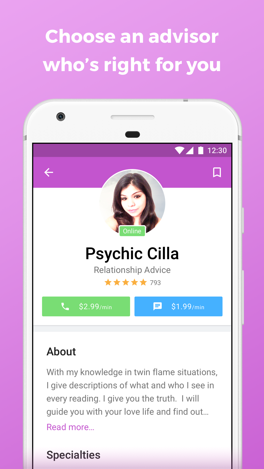 Zodiac Touch - psychic reading and tarot readings:Amazon.com:Appstore ...